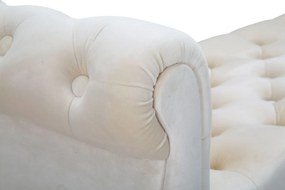 Designová lavice Dandelion 120 cm krémová