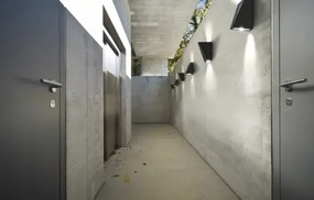 LED vnější nástěnné osvětlení Zita Xl černé