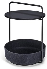 Odkládací stolek MiaCara Tavolino černý 62 x 50 cm
