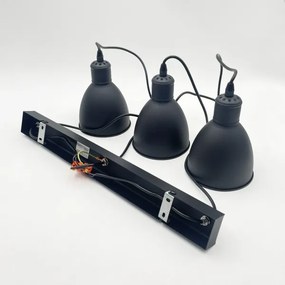 Brilagi - LED Lustr na lanku RIDDY 3xE27/60W/230V černá
