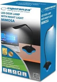 Esperanza ELD105K Mimosa černá / LED stolní lampa / 5500K / nastavitel