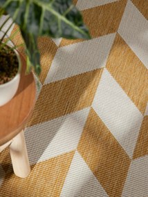 Ted Baker, Kusový koberec Ted Baker Haringey 106380 Yellow White, 200x300, žlutá, chodba / předsíň