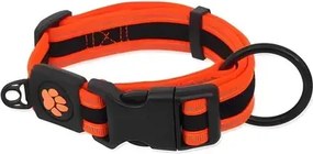 ACTIVE DOG Obojek Fluffy S oranžová 2x27-41 cm / Nylon / Reflexní prvk