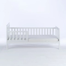 Dětská postel se zábranou Drewex Nidum 140x70 cm bílá