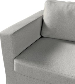 Potah na pohovku IKEA  Karlstad 3-místná, nerozkládací, dlouhý barva šedá látka pletený vzor