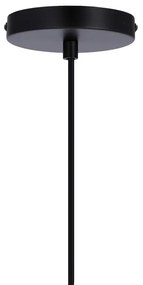 Candellux Černý závěsný lustr Cordel pro žárovku 1x G9