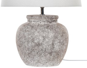 Keramická stolní lampa béžová MAREB Beliani