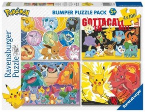 Ravensburger Pokémon 4x100 dílků