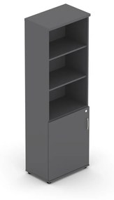 NABYTEK-DESIGNOVY.CZ - S562 11 - Kancelářská skříň Komfort, 60x38,5x183,5 cm, dveře 2/5 , buk