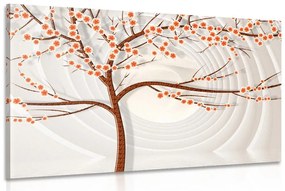Obraz moderní strom na abstraktním pozadí - 120x80 cm