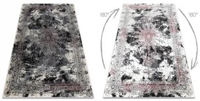 Moderní koberec VINCI 1407 Růžice vintage Strukturální slonová kost velikost 120x170 cm | krásné koberce cz