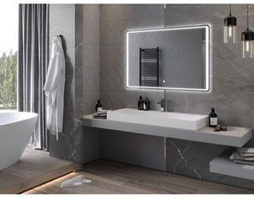 Mexen Zusa podsvícené koupelnové zrcadlo 120 x 80 cm, LED 6000K, ventilátor - 9808-120-080-611-00