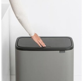 Brabantia BO TOUCH BIN Dotykový odpadkový koš 36 l - minerální světle šedá