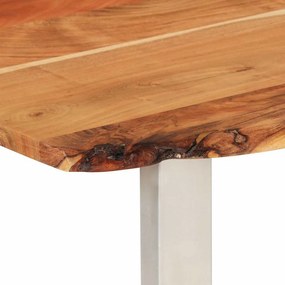 Jídelní stůl 180 x 90 x 76 cm masivní akáciové dřevo 286476