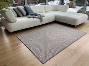 Vopi | Kusový koberec Toledo béžový - Kulatý průměr 100 cm