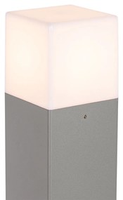 Moderní stojací venkovní lampa šedá 70 cm IP44 - Dánsko