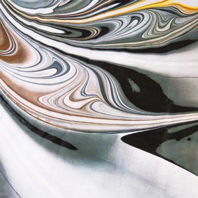 SATÉNOVÉ POVLEČENÍ PANEL 200X220 CM, 2KS 70X80 CM VZOROVANÉ