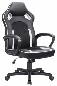 Kancelářská židle ESTORIL, černo/bílá