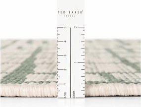 Zelený/krémový kulatý vnitřní a venkovní koberec ø 200 cm Haringey Crouch – Ted Baker