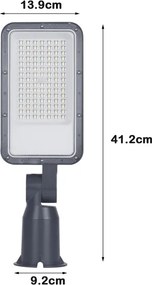Brilagi -LED Venkovní pouliční lampa s kloub. URBANLIGHT LED/50W/230V antr IP65