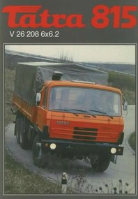Plechová cedule Tatra 815 Velikost: A5 (20 x 15 cm)