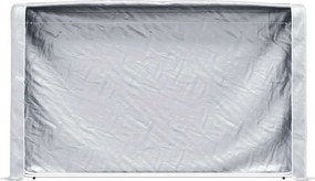 vidaXL Stojan na palivové dřevo s krytem proti dešti 250x25x150 cm [4100711]