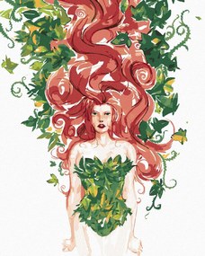 Zuty - poison ivy (batman), 40×50 cm, bez rámu a bez vypnutí plátna