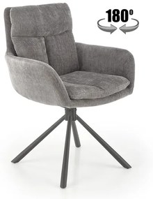 Halmar jídelní židle K495 barevné provedení šedá