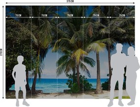 Fototapeta na míru Palmové Zátiší | Vliesová fototapeta na zed' | DFTNXXL0384