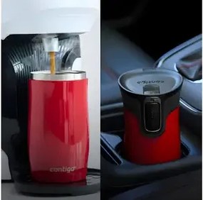 Contigo West Loop Mini 300 ml Berry červená / Termo hrnek / Autoseal /