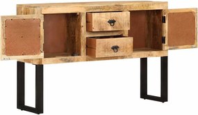 Příborník 110 x 30 x 74 cm hrubé mangovníkové dřevo 328275