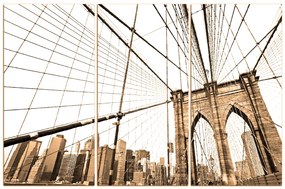 Obraz na plátně - Manhattan Bridge 1925FB (150x100 cm)