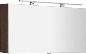 Sapho Cloe - Zrcadlová skříňka s LED osvětlením 100x50x18 cm, borovice rustik CE100-0016