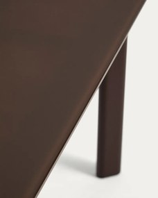 Zahradní jídelní stůl se skleněnou deskou 90x180 cm Erice – Kave Home