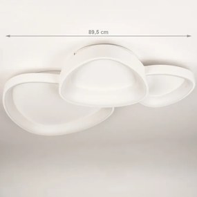 Stropní designové LED svítidlo Organic White 90