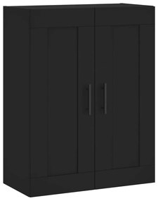 vidaXL Nástěnná skříňka černá 69,5 x 34 x 90 cm kompozitní dřevo