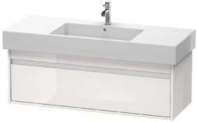Duravit Ketho - Umyvadlová skříňka 41x120x46 cm, 1 zásuvka, lesklá bílá KT669202222