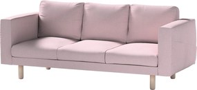 Potah na pohovku IKEA Norsborg 3-místná barva růžová látka pletený vzor