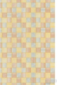 Breno Koupelnová pěnová předložka SOFTY-TEX 79842 pastelové dlaždice, šíře 65 cm, Vícebarevné