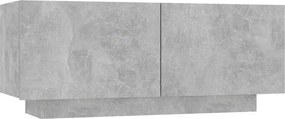 Noční stolek betonově šedý 100 x 35 x 40 cm kompozitní dřevo 3082769
