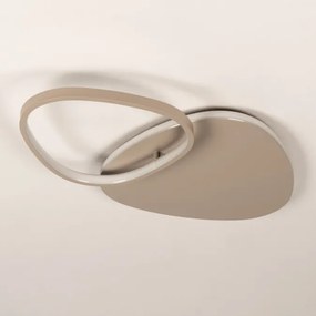 Stropní stmívatelné LED svítidlo Organic Dark Taupe 40