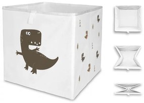 Úložná krabice t-rex, 32x32cm