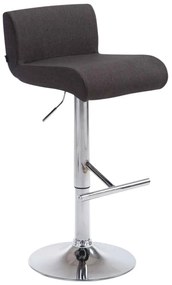 Barová židle Cali látka - Tmavě šedá