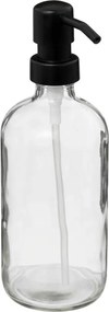 Arte Regal Dávkovač na mýdlo/šampón/kondicionér dávkovač - 0,5l - čiré sklo