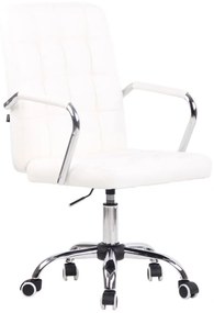 Bhm germany Kancelářská židle Terni, syntetická kůže, bílá