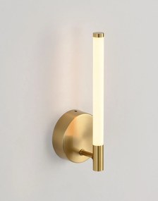 Moderní nástěnné LED svítidlo CLODE zlaté 26 cm