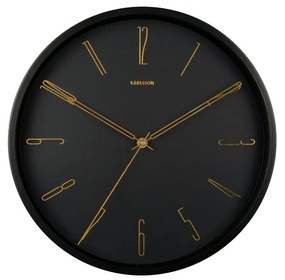 Karlsson 5898BK designové nástěnné hodiny