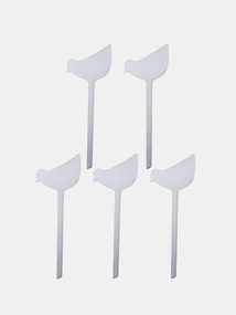 Sinsay - Sada zavlažovačů na květiny ve tvaru ptáků 5 pack - clear