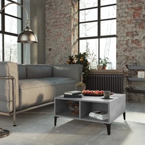 vidaXL Konferenční stolek 60 x 60 x 30 cm dřevotříska [805990] Barva: šedá sonoma