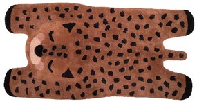 Dětský bavlněný ručně vyrobený koberec Nattiot Little Cheetah, 65 x 125 cm